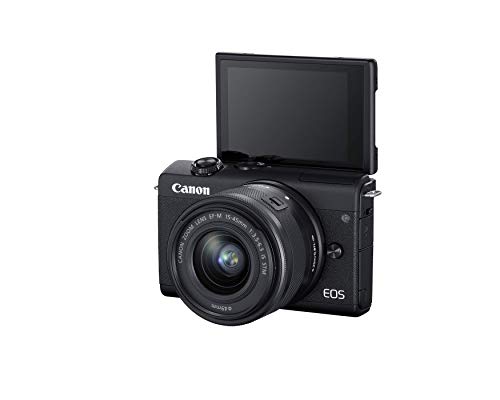 Canon EOS M200 EF-M 15-45mm is STM Kit (Black) (Renewed)