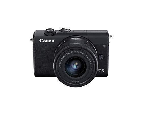 Canon EOS M200 EF-M 15-45mm is STM Kit (Black) (Renewed)
