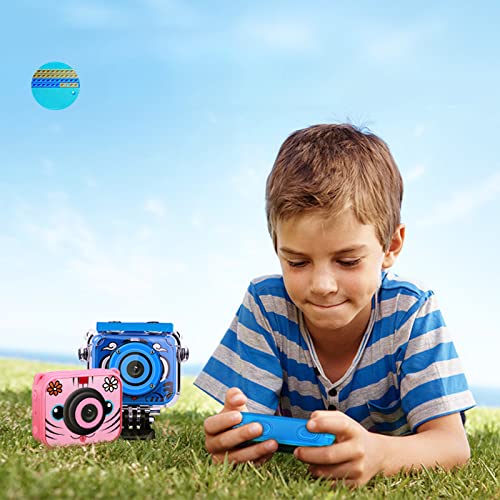 Rehomy Waterproof Camera for Outdoor Sports 1080P Toddler Digital Camera with 2GB Memory Card