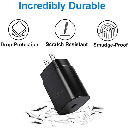 Samsung USB C Super Fast Charger 25W PD Type C Wall Plug Adapter Block Compatible with Samsung Galaxy S21 S20 Ultra 5G Note10 20 Plus, iPhone 12 Mini Pro Max 11 XS XR X 8 Plus and More(3 Pack)