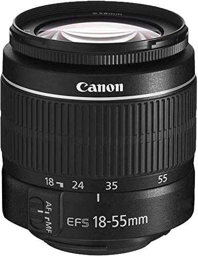 Canon EOS 4000D / Rebel T100 DSLR Camera w/EF-S 18-55mm f/3.5-5.6 Lens Kit Bundled with 32GB Memory, Carrying Case, 12" Gripster Flex Tripod + More (Renewed)