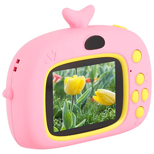 Children Camera, 2 Inch Color Screen Children Digital Camera Cute Handheld Video Recording Camera Mini Cartoon Digital Camera Toy with Lanyard,Festival Gift Birthday Present for Kids
