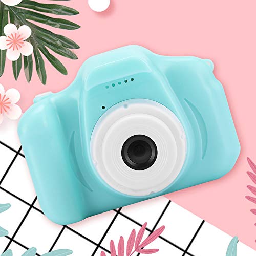 Portable Kids Camera Mini Children Kid Camera Digital Video Rechargeable Camera Toy with 2.0 Inch TFT Color Screen(Green)
