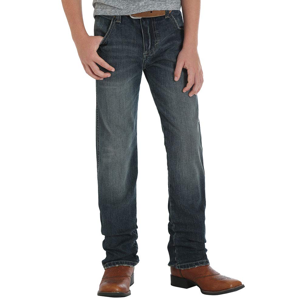 Wrangler Boys’ Retro Slim Fit Straight Leg Jean, Jerome, 14 Slim