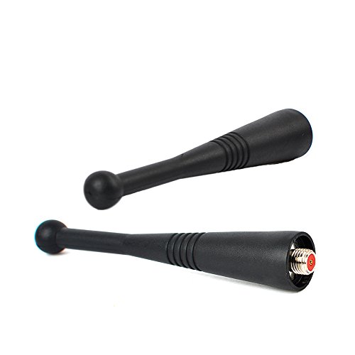 HYS 800MHz (806-941MHz) Stubby Antenna for Motorola 8505241U06 XTS2500 XTS3000 XTS3500 HT1000 MTX838 MTX960 MTS2000 Walkie Talkie (Pack of 2)