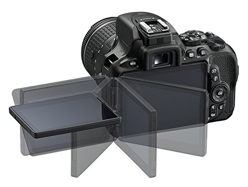 Nikon D5600 DX-format Digital SLR w/ AF-P DX NIKKOR 18-55mm f/3.5-5.6G VR, Touchscreen, Wi-Fi, Bluetooth (Renewed)