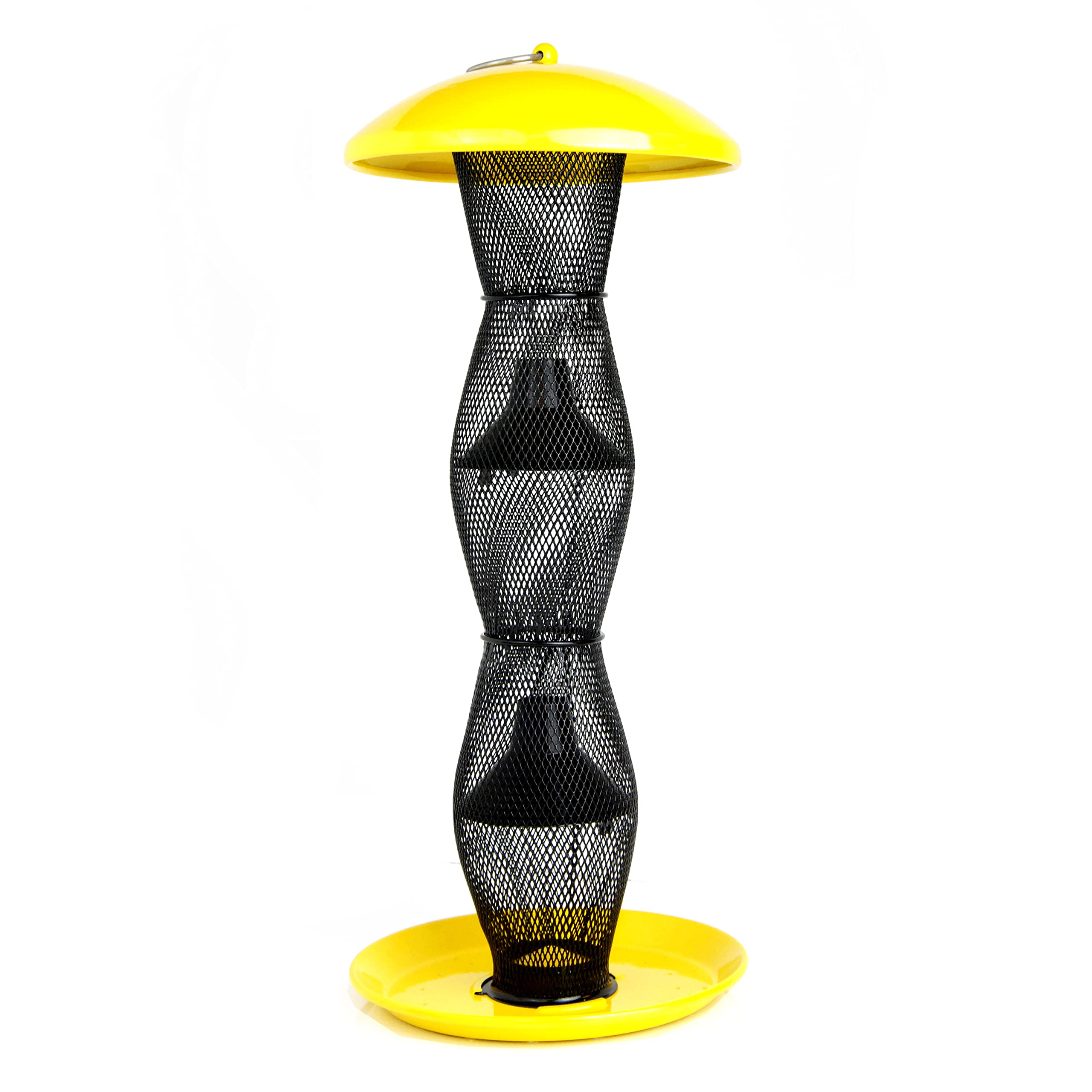 Perky-Pet Yellow & Black YB5F00340 Finch Tube Wild Bird Feeder