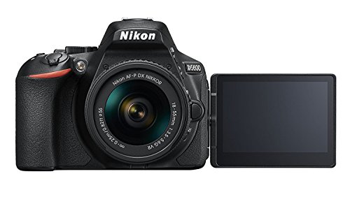 Nikon D5600 DX-format Digital SLR w/ AF-P DX NIKKOR 18-55mm f/3.5-5.6G VR, Touchscreen, Wi-Fi, Bluetooth (Renewed)