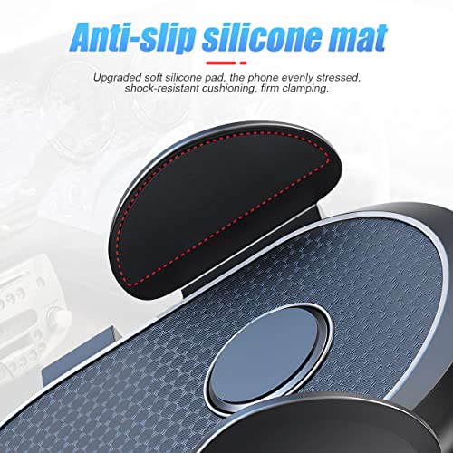 Rearview Mirror Phone Holder for Car, New Upgraded Car Cell Phone Holder, 360 Rotatable and Adjustable Anti-Shake Car Phone Holder Mount for iPhone 14 13 Pro Max, Most Mobile Phones & Vehicles