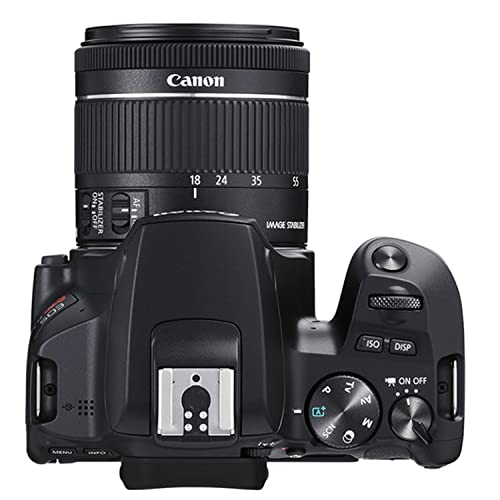 Canon EOS Rebel SL3 DSLR Camera w/EF-S 18-55mm F/4-5.6 Zoom is STM Lens + EF 75-300mm f/4-5.6 III Lens + 2X 64GB Memory + Case + Filters + Tripod + More (35pc Bundle)