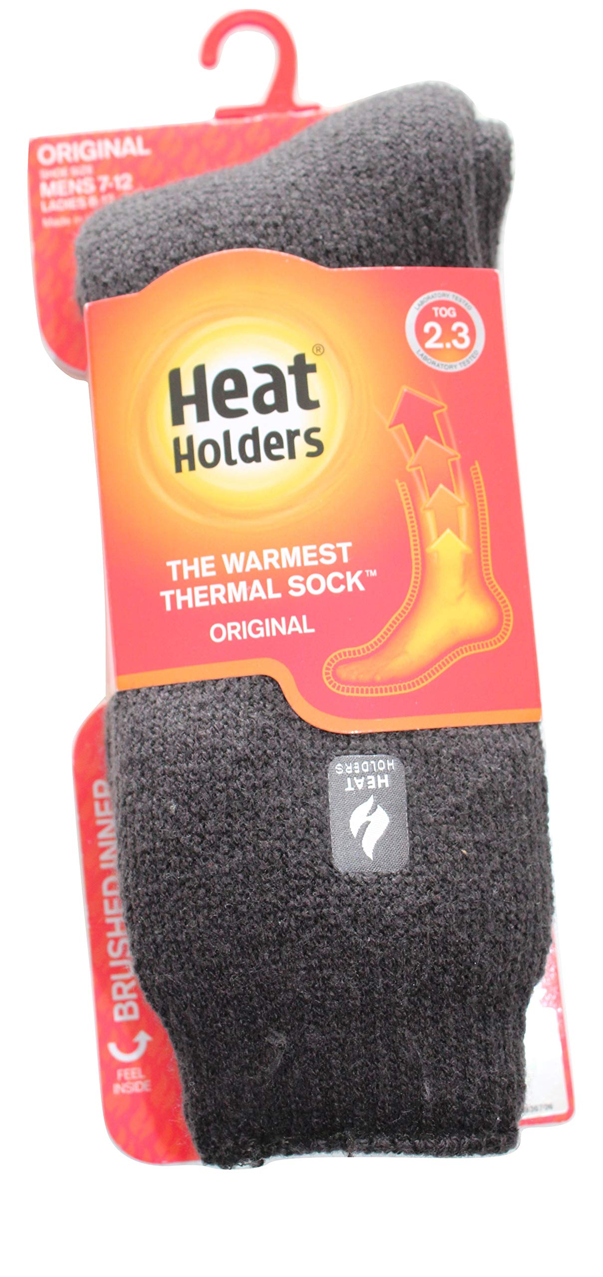 Heat Holders Twist Thermal Crew Socks (BLACK)