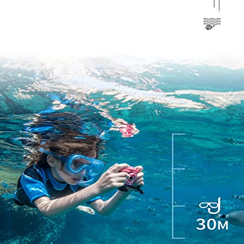 Rehomy Waterproof Camera for Outdoor Sports 1080P Toddler Digital Camera with 2GB Memory Card