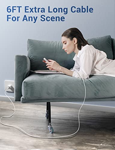 iPad Charger Fast Charging [MFi Certified], Quntis 30W GaN Quick Charger for iPhone iPad with 6.6FT USB C to Lightning Cable Compatible for iPad Pro/iPad Air/iPhone 14/14 Pro/14 Pro Max/13/12/11/XS