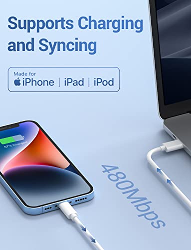 iPad Charger Fast Charging [MFi Certified], Quntis 30W GaN Quick Charger for iPhone iPad with 6.6FT USB C to Lightning Cable Compatible for iPad Pro/iPad Air/iPhone 14/14 Pro/14 Pro Max/13/12/11/XS