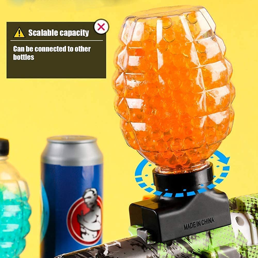 Anstoy Gel Ball Blaster Parts Tool Accessories Including - 20000 pcs Gel Balls | 2 pcs Pineapple Bottle | 2 pcs Bottle Holder