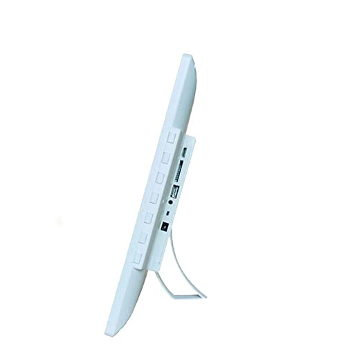 24 high-Definition Advertising Machine Electronic Photo Frame Digital Photo Album Supports 1080P/HDMI Input/IPS Screen/Button Remote Control Dual Operation (Color : White)