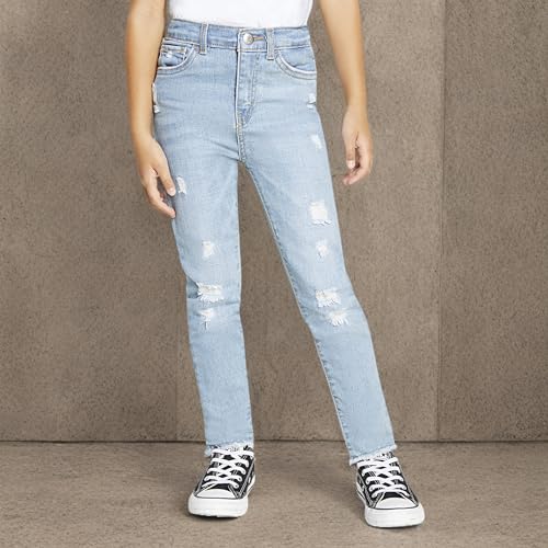 Levi's Girls' 720 High Rise Super Skinny Fit Jeans, Blue, 14
