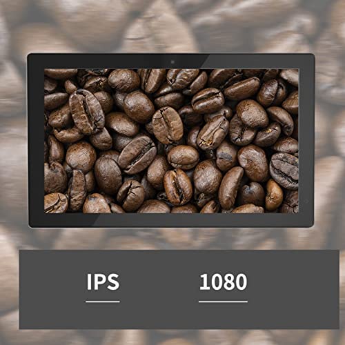 24 high-Definition Advertising Machine Electronic Photo Frame Digital Photo Album Supports 1080P/HDMI Input/IPS Screen/Button Remote Control Dual Operation (Color : White)