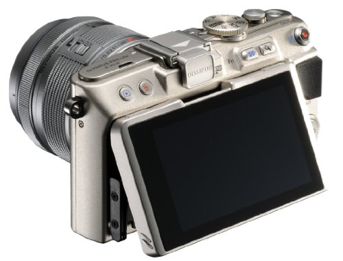 Olympus Mirrorless SLR E-PL6 with M Zuiko Digital 14-42mm Lens (Silver) - International Version