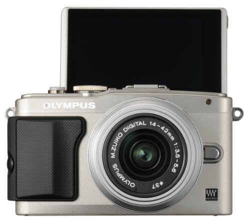 Olympus Mirrorless SLR E-PL6 with M Zuiko Digital 14-42mm Lens (Silver) - International Version