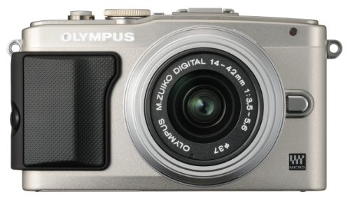 Olympus Mirrorless SLR E-PL6 with M Zuiko Digital 14-42mm Lens (Silver) - International Version