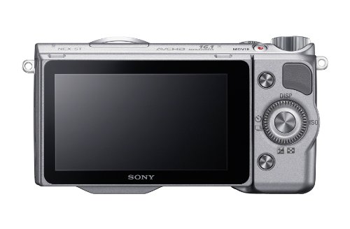 Sony NEX-5TL/S Mirrorless Digital Camera with 16-50mm Power Zoom Lens (Silver)