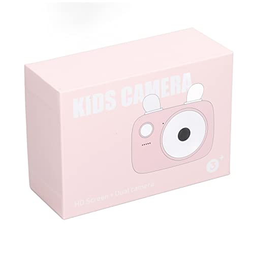 Kids Camera, Children Camera Toys 800mAh Battery Mini Portable for Outdoor for Playing Games for Travel (Candy Pink)