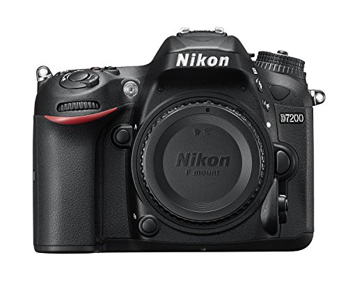 Nikon D7200 24.2 MP DX-Format Digital SLR Body with Wi-Fi and NFC (Black)(Renewed)