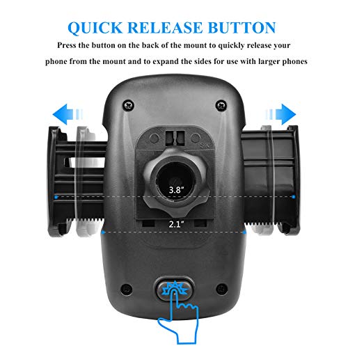 Njjex Car Phone Mount Holder for Samsung Galaxy Note 20 Ultra S22+ S21 FE 5G S20+ S10 A53 A13 A03s A02s A12 A32 A42 A52 iPhone 14 Pro Max 13 12 11 Xs Xr 8 7 Air Vent Car Mount Cell Phone Holder Cradle