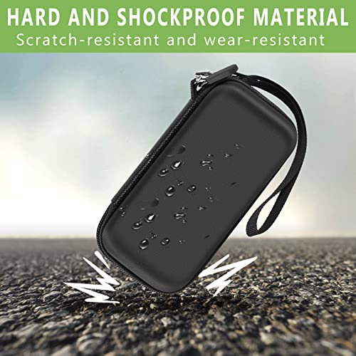 Case Compatible with Apple MagSafe Charger Battery Pack, Holder for Mag Safe Magnetic Power Bank for iPhone 12, Storage with Strap & Mesh Pocket for 20W USB-C Power Adapter and Cable (Case Only)