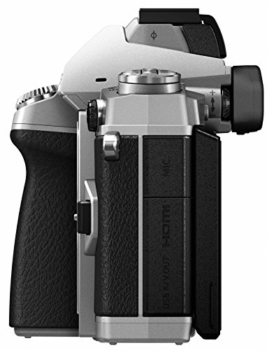Olympus OM-D E-M1 16MP Mirrorless Digital Camera with 3-Inch LCD (Body Only) (Silver w/ Black Trim)