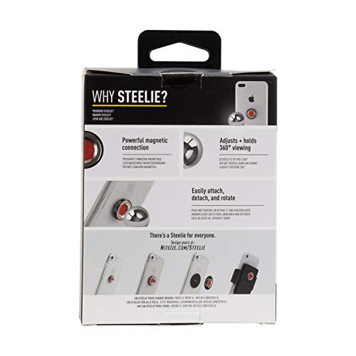 Nite Ize Steelie Squeeze Clamp, Magnetic Phone Holder For Dash/Vent/Windshield, Compatible With MagSafe iPhone 12 Pro Max/Mini/Galaxy/Edge/Google Pixel and more