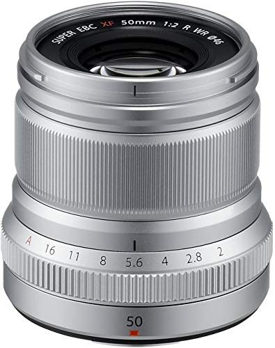 Fujifilm Fujinon XF50mmF2 R WR Lens (Silver) Bundle with Advanced Accessory and Travel Bundle | Fuji xf 50mm Lens