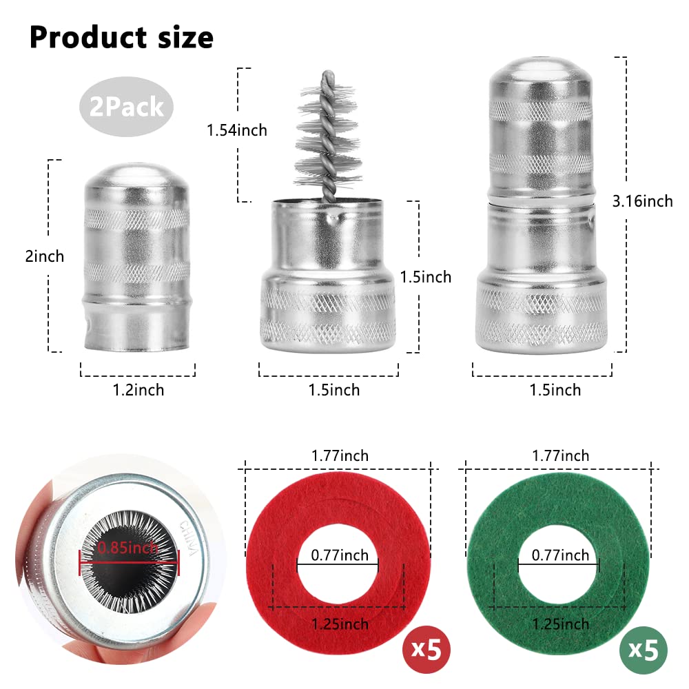 12 in 1 Battery Terminal Cleaner Kit - Must Have Tool Best for Extend Car Marine Battery Life with 10PCS Fiber Washers Protector and 2PCS Cleaning Brush