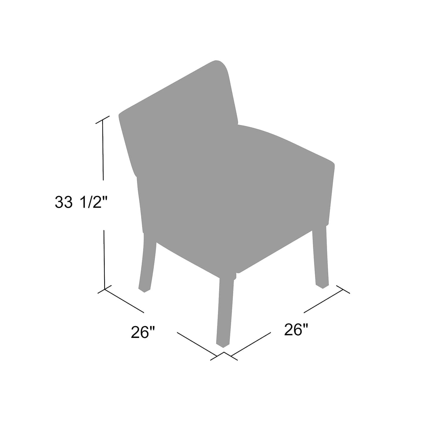 Boss Office Products Executive Box Arm Chair with Mahogany Finish in Black