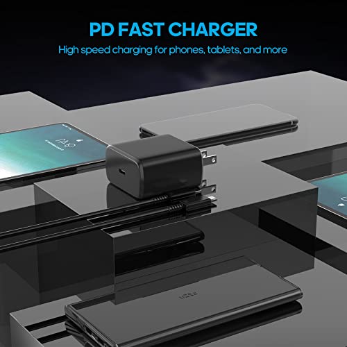 Samsung Super Fast Charger Type C 45W GaN Power USB C Charger PPS/PD Charging Block & 6.6FT Cable for Samsung Galaxy S23 Ultra/S23/S23+/S22/S22 Ultra/S22+/Note 20/S20/S21/S10, Galaxy Tab S7/S8