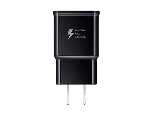 Samsung Fast Adaptive Wall Adapter Charger Plug Compatible for Galaxy S10 S9 Plus Note 9 S8 Note 8 EP-TA20JBE - 6 Foot Type C USB Cable and OTG Adapter - Black
