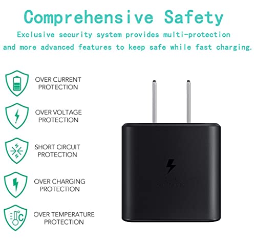 Samsung Super Fast Charger Type C 45W GaN Power USB C Charger PPS/PD Charging Block & 6.6FT Cable for Samsung Galaxy S23 Ultra/S23/S23+/S22/S22 Ultra/S22+/Note 20/S20/S21/S10, Galaxy Tab S7/S8