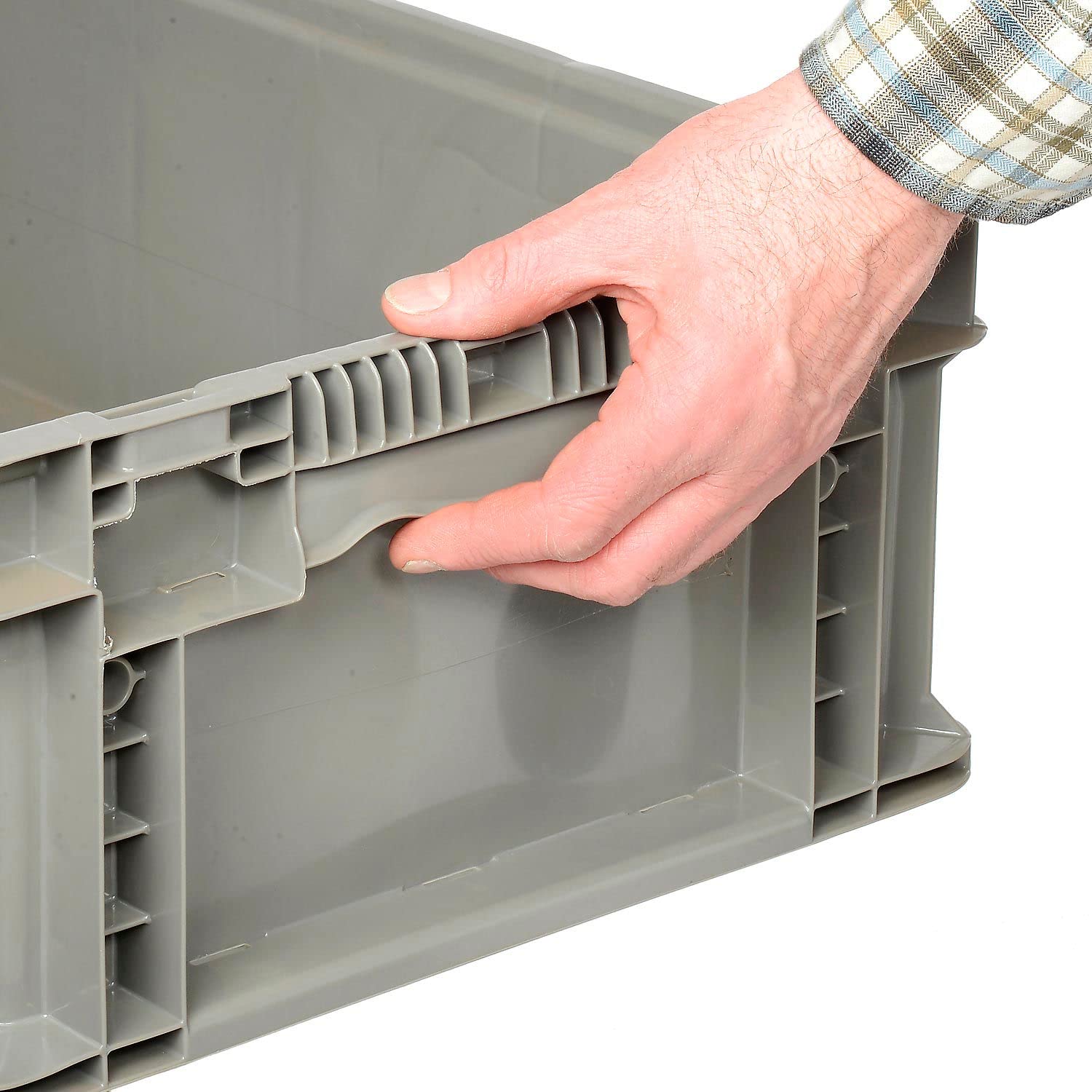 LewisBins NXO4815-7GRAY ORBIS StakPak Long Box - 48x15x7-1/2" - Gray