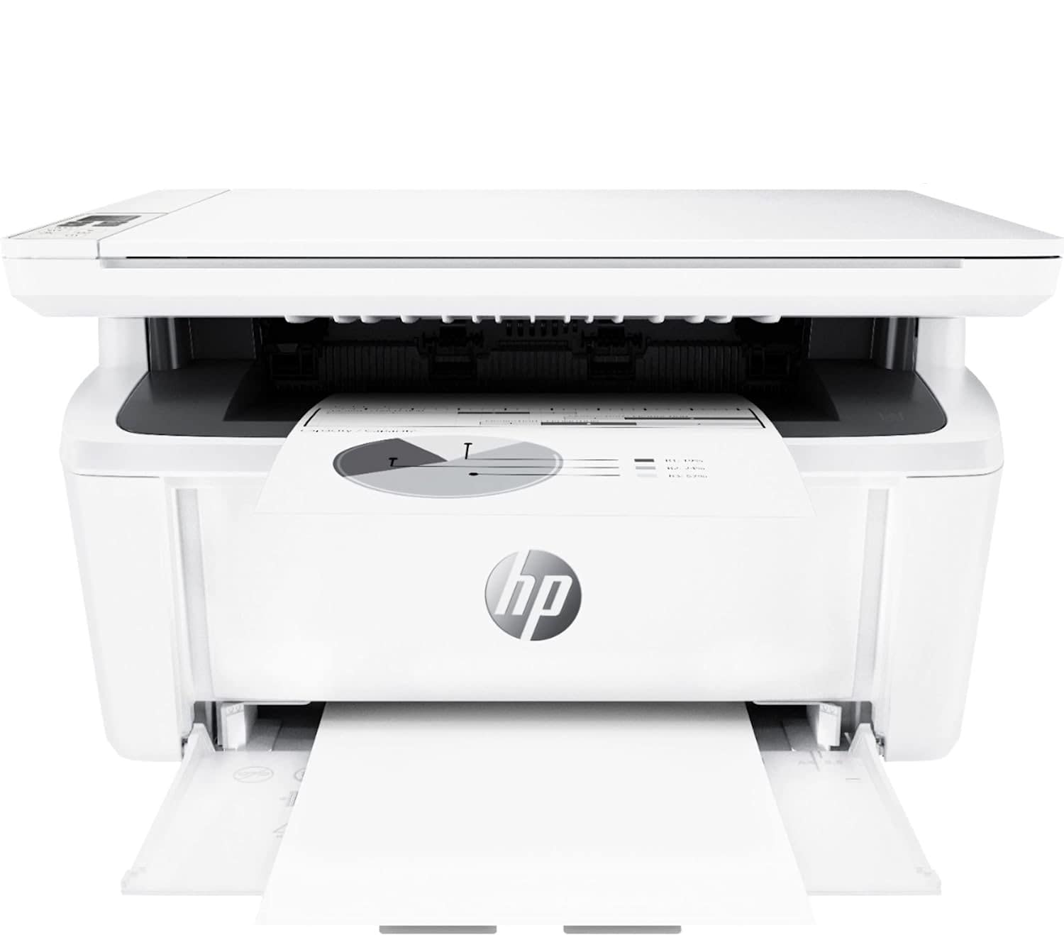 HP (Renewed) Laserjet Pro MFP M29W All-in-One Wireless Monochrome Laser Printer, White - Print Scan Copy - 1.0" Icon LCD Display, 19 ppm, 600 x 600 dpi, 8.5 x 11.69, Hi-Speed USB