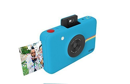 Zink Polaroid Snap Instant Digital Camera (Blue) with ZINK Zero Ink Printing Technology