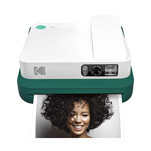 KODAK Smile Classic Digital Instant Camera for 3.5 x 4.25 Zink Photo Paper - Bluetooth, 16MP Pictures (Green)