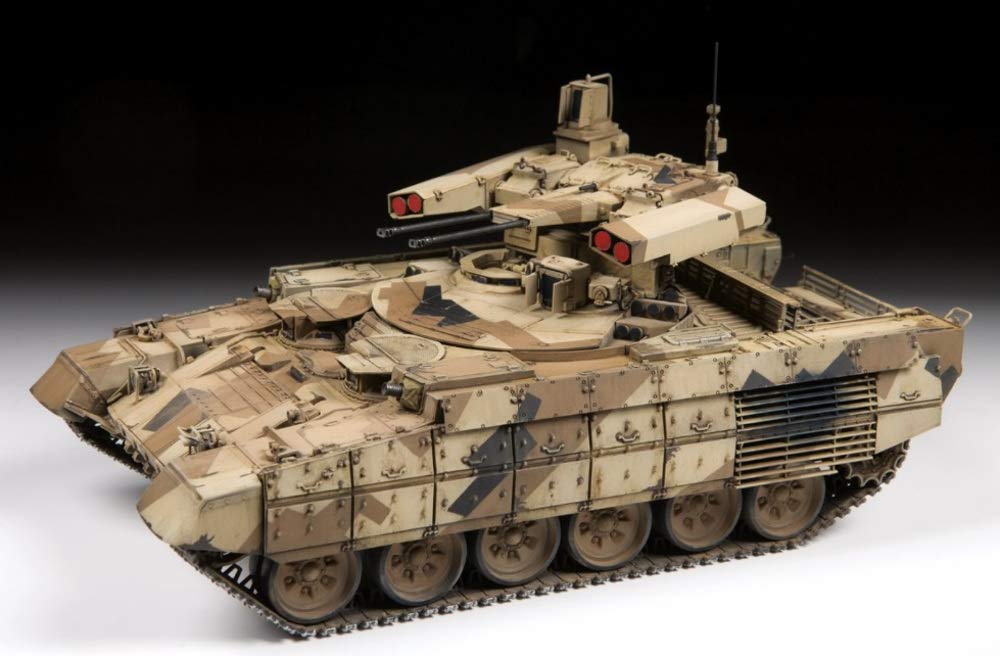 Zvezda Model 3695 Russian Military Machine Fire Support Tanks Terminator-2"