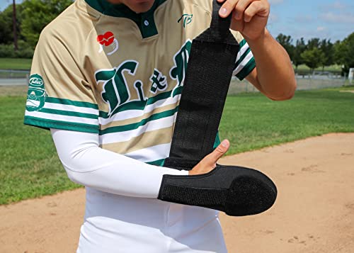 Baseball Sliding Mitt - Ergonomic Design, Easy On & Off, Protective Baseball Softball Glove with Wrist Guard for Base Runners (Right Hand)
