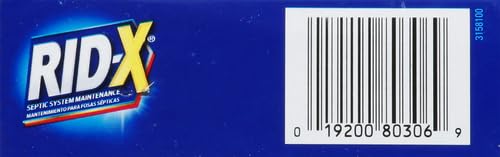RID-X Septic Treatment, 1 Month Supply Of Powder, 9.8 oz
