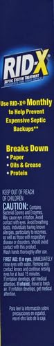 RID-X Septic Treatment, 1 Month Supply Of Powder, 9.8 oz
