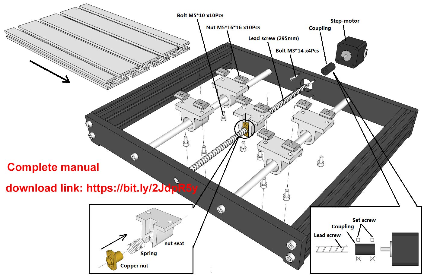 CNC Router Machine 3018 Pro, mcwdoit Simple Assembly Version, Desktop Wood Acrylic Plastic PCB MDF Engraving, 3 Axis with Offline Controller, Mill Bits, Working Area 11.8 * 7.1 * 1.8″