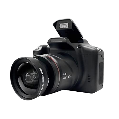 16X Zoom Digital Camera - 16MP 2.4 Inch LCD Screen 720P Camera, Lapse Automatic Shooting, Wide-Angle Lens, 32G SD Card, Computer Printing, Mini Camera for Teens Students Boys Girls Seniors