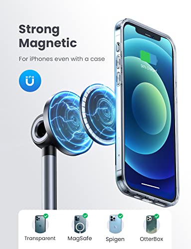 LISEN Magnetic Wireless Charger for iPhone 14 13 12 iPhone Magsafe Charger Fast Charging Station [Never Overheat] 2-in-1 Magnetic Wireless Charging Station Only for iPhone AirPods 2/Pro