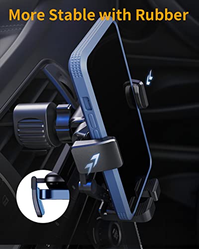 Phone Mount for Car Holder Gravity Phone Holder Car Mount for Car Dashboard Air Vent 2 in 1 Clip Auto Lock Car Cell Phone Holder Mount for Car Compatible for iPhone 14 Pro Max & All Phones